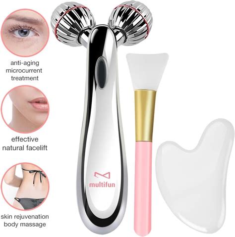 3d Microcurrent Facial Roller Multifun Face Beauty Roller