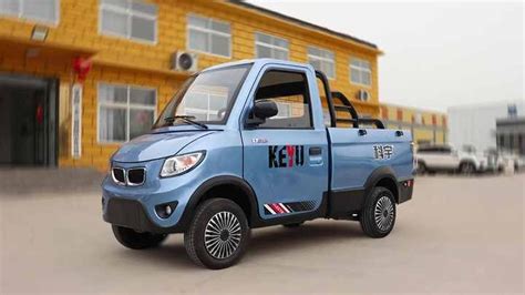 Keyu New Mini Ev Electric Truck 4x4 Pickup Electric Pickup Truck Pickup