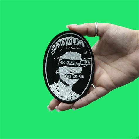 Sex Pistols God Save The Queen Patch Punk Rock England Embroidered Iron
