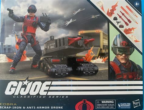 Gi Joe Classified Series Cobra Scrap Iron 74 In Stock Ebay