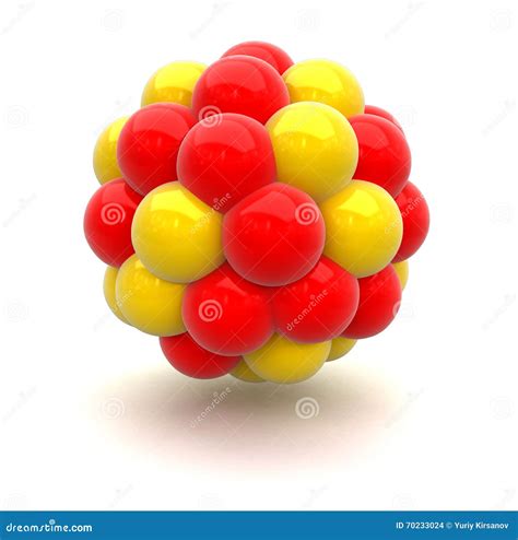 Atomkern Stock Abbildung Illustration Von Gravitations 70233024