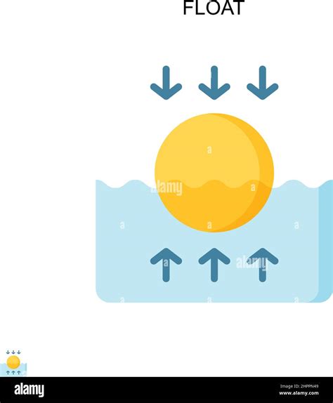 Float Simple Vector Icon Illustration Symbol Design Template For Web