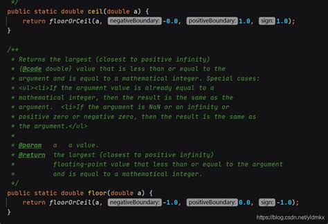 Java，math类中的ceil、floor和round函数源码解析以及自己重写实现mathceil Csdn博客