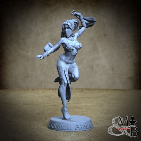 Belly Dancer Miniature To Assemble And Color In Resin Etsy