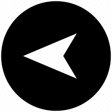 Compass Direction Left Arrow Location Map Navigation Pointer Icon