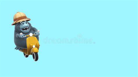 Fun 3d Cartoon Gorilla Stock Footage Video Of Jungle 376421374