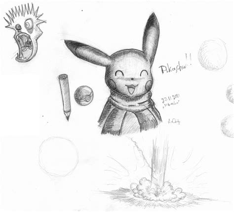 Pikachu Scarf And Someone By Archip On Deviantart