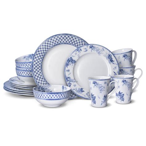 Mikasa Kiley 16 Piece Lightweight Chip Resistant Bone China Dinnerware