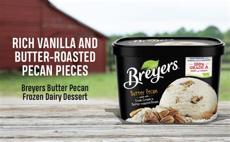 Breyers Postre Lácteo Congelado Mantequilla De Nuez Con