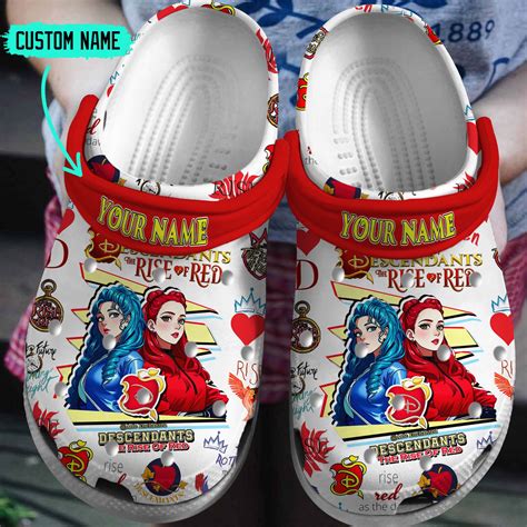 Footwearmerch Descendants The Rise Of Red Movie Crocs Crocband Clogs