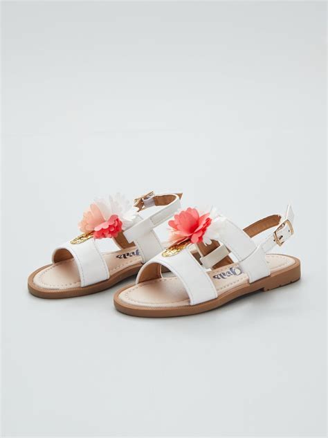 Sandali A Fiori Con Paillettes Bianco 1700€ Kiabi