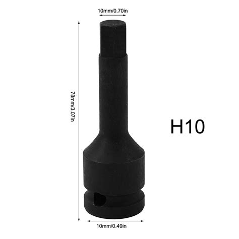 Lldi Electric Drill Socket Adapter Air Impact Wrench Hex Head Socket 12 5mm Adapter