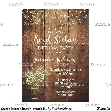 Vintage Lantern Rustic Ivy Wood Sweet 16 Invitation Zazzle Artofit