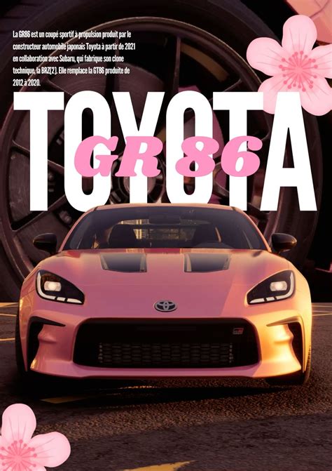 Pink Toyota Gr86 Trucs De Voiture Des Voitures De Rêve Photographie