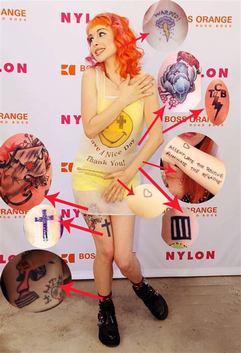 Paramore Alla Scoperta Dei Tatuaggi Di Hayley Williams Team World