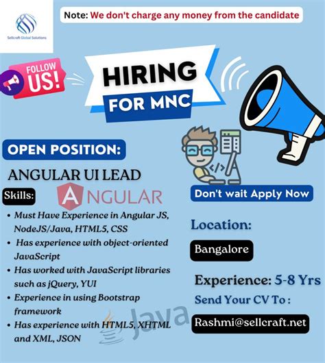 Rashmi Kumari On Linkedin Jobopportunity Java Angular Ui Html