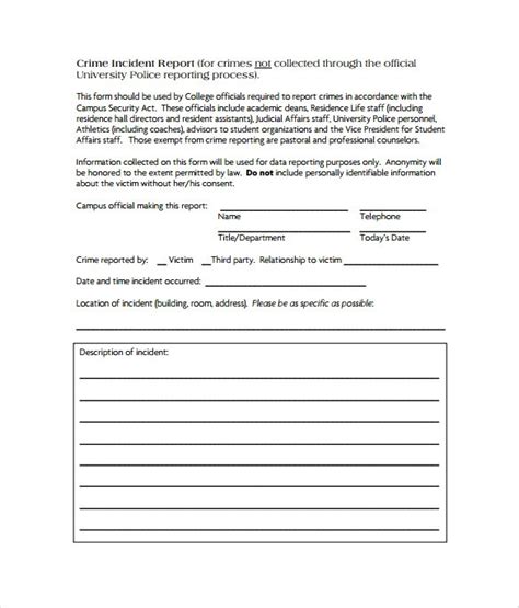 Crime Scene Report Template Web Familiarize Yourself With The Ui