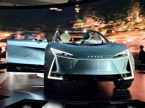 First Look Review Lexus Ls Coupe Hints At New Porsche Cayenne Ev Rival