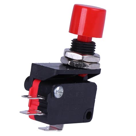2 Pcs Rvaq Micro Switch Push Button Limit Switch Screw Fixed Terminal Rv Type Jivto