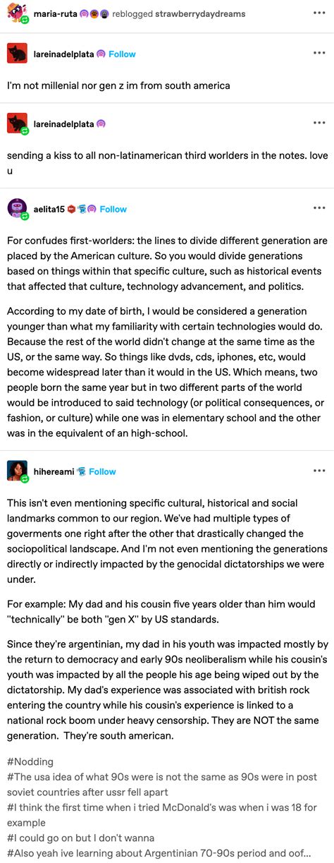 Our Generational Divisions Are Very America Centric Rgenerationology