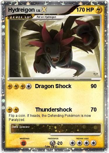 Pokémon Hydreigon 282 282 Dragon Shock My Pokemon Card