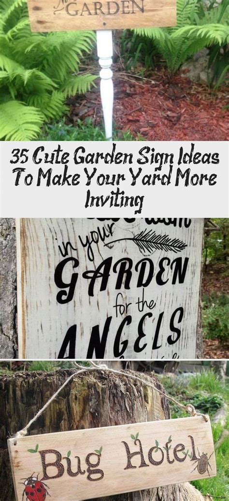 25 Cute Diy Garden Signs Ideas You Should Check Sharonsable