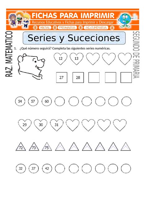 Actividades De Series Numéricas 2° Grado Pdf