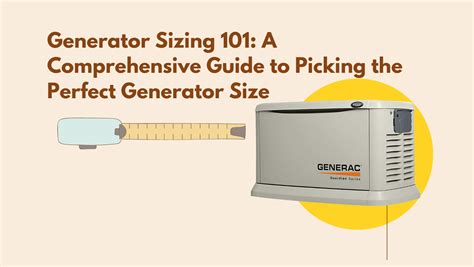 Generator Power Sizing Calculator Fzmng