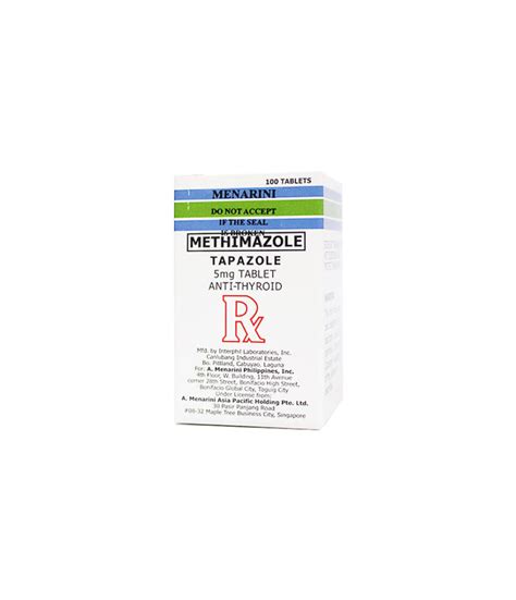 Tapazole 5mg Tablet Rose Pharmacy Medicine Delivery