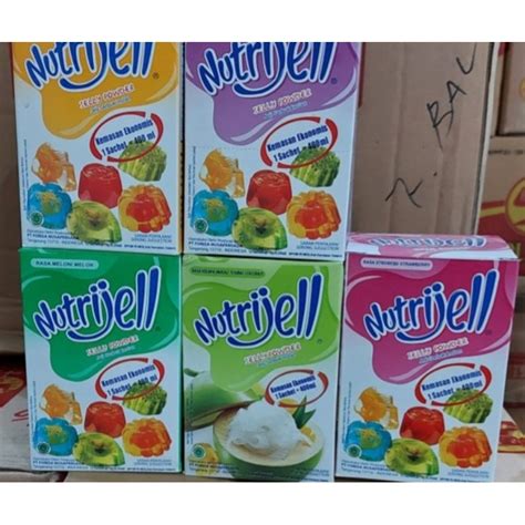 Jual Nutrijell Plain Sachet 10gr Shopee Indonesia