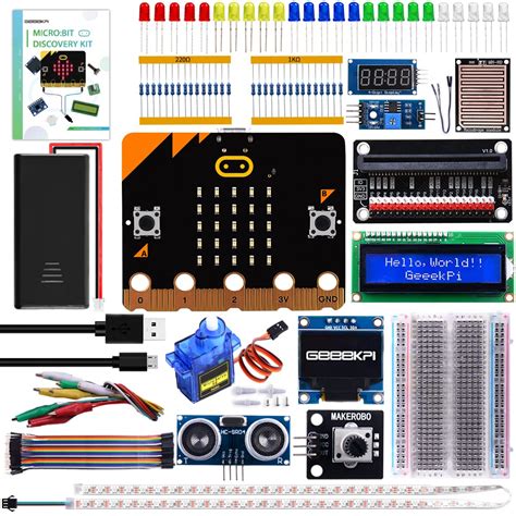 Geeekpi Basic Starter Kit For Bbc Microbit