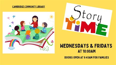Storytime Cambridge Community Library