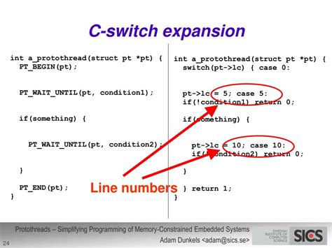 Ppt Protothreads Simplifying Programming Of Memory Constrained Embedded Systems Powerpoint