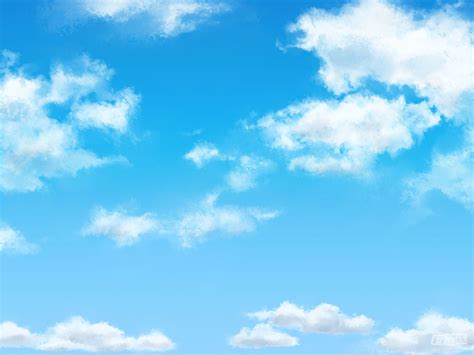 天空素材动漫天空素材 随意云