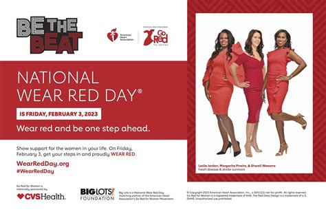 National Wear Red Day Is Friday February 3 Hello Woodlands