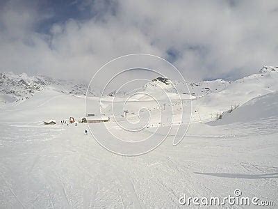 Cervinia Italy Panoramic View Of The Slopes Italian Alps In The
