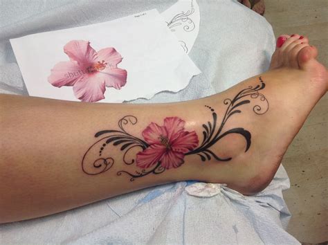 3 Hibiscus Flower Tattoo Flower