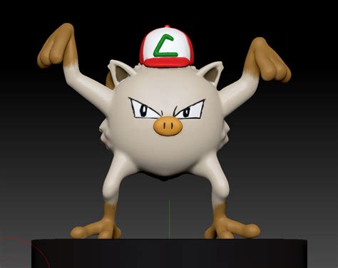 Stl File Mankey Cap Ash Ketchum・3d Print Design To Download・cults