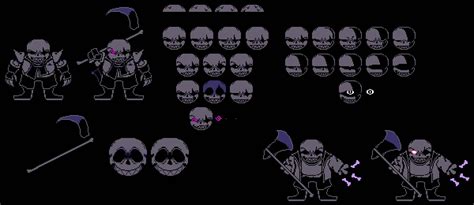 [swapfell Revenge] Sprite Sheet By Neckolathe On Deviantart