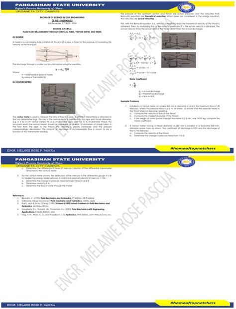 Module 2 Part2 Fluid Flow Measurement Pdf Pressure Measurement Physical Phenomena