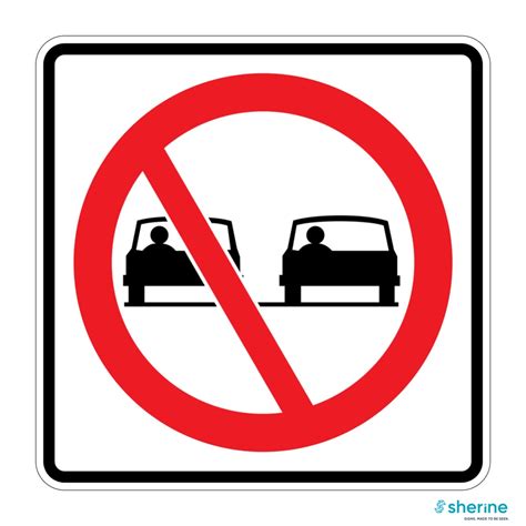 Do Not Pass Traffic Signs Regulatory Sherine Industries Reflective Signs Manufacturing