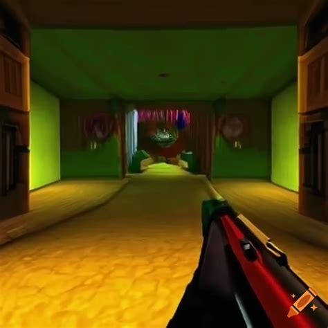Colorful And Vibrant Environment With N64 Style Graphics On Craiyon