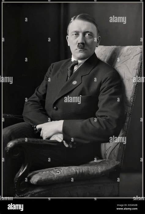 Adolf Hitler Portrait Taken In 1923 By Heinrich Hoffmann The Official