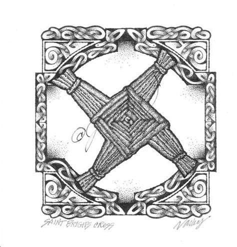 Drawing The Cross Of Brigid St Brigid Cross Brigid St Brigid