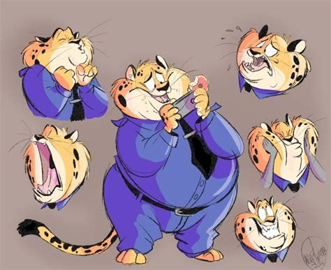 Clawhauser Is So Adorable🐱 Zootopia Concept Art Cartoon Character