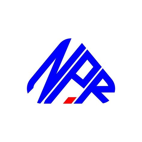 Npr Letter Logo Creative Design With Vector Graphic Npr Simple And