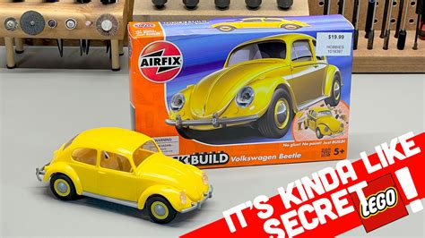 Watch Me Build A Strange Vw Beetle Model Kit That Can Only Exist Because Legos Patents Expired