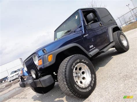 2003 Patriot Blue Jeep Wrangler Sport 4x4 47498808 Photo 15