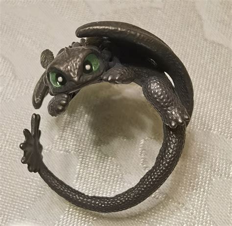 Toothless And Light Fury Dragon Ring Holy Buyble