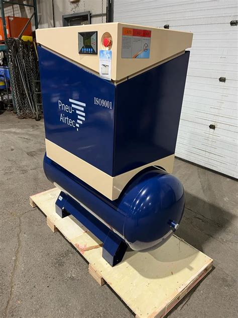 Mint Pneu Airtec 10hp Rotary Screw Air Compressor Unused Compressor